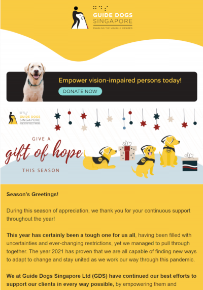 Newsletters - Guide Dogs Singapore Ltd (GDS)