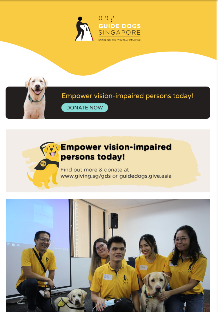 Newsletters - Guide Dogs Singapore Ltd (GDS)
