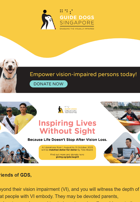 Newsletters - Guide Dogs Singapore Ltd (GDS)